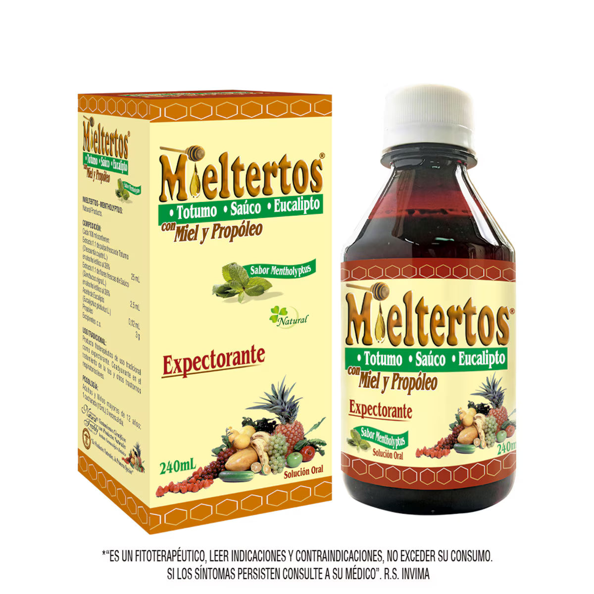 Mieltertos Jarabe Natural Freshly Frasco X 240 Ml – Droguería Científica
